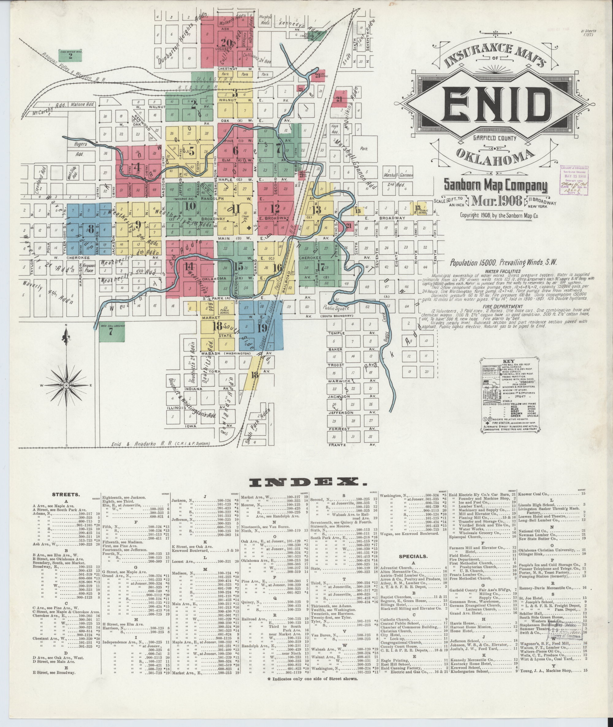 Enid-Oklahoma – Sanborn Fire Maps