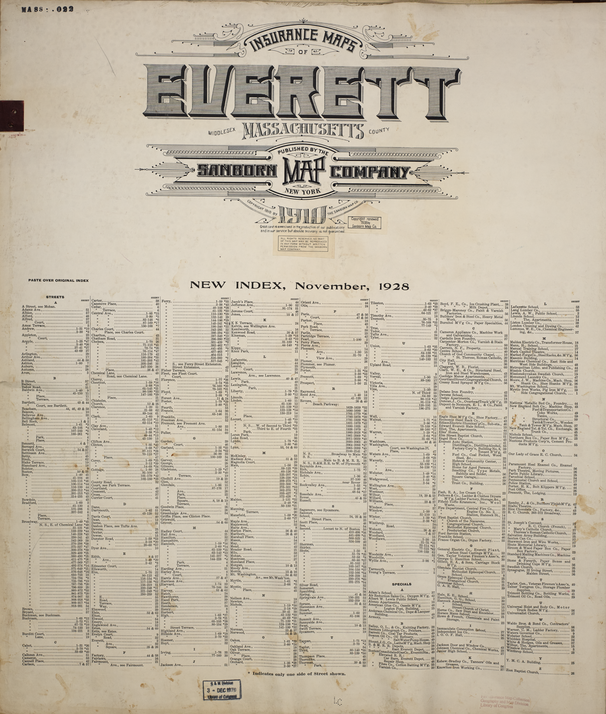 Everett4-Massachusetts – Sanborn Fire Maps