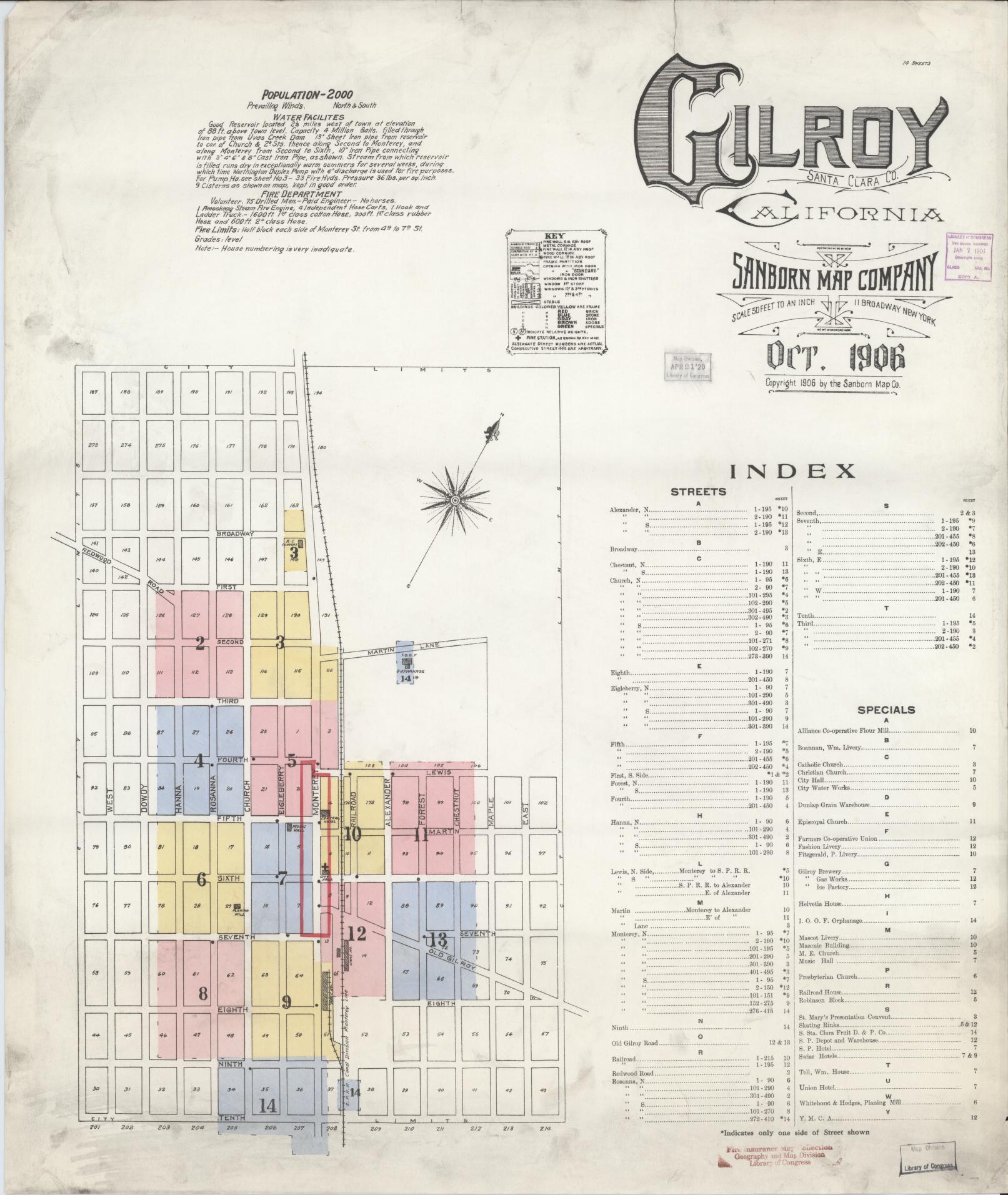 Gilroy1-California – Sanborn Fire Maps