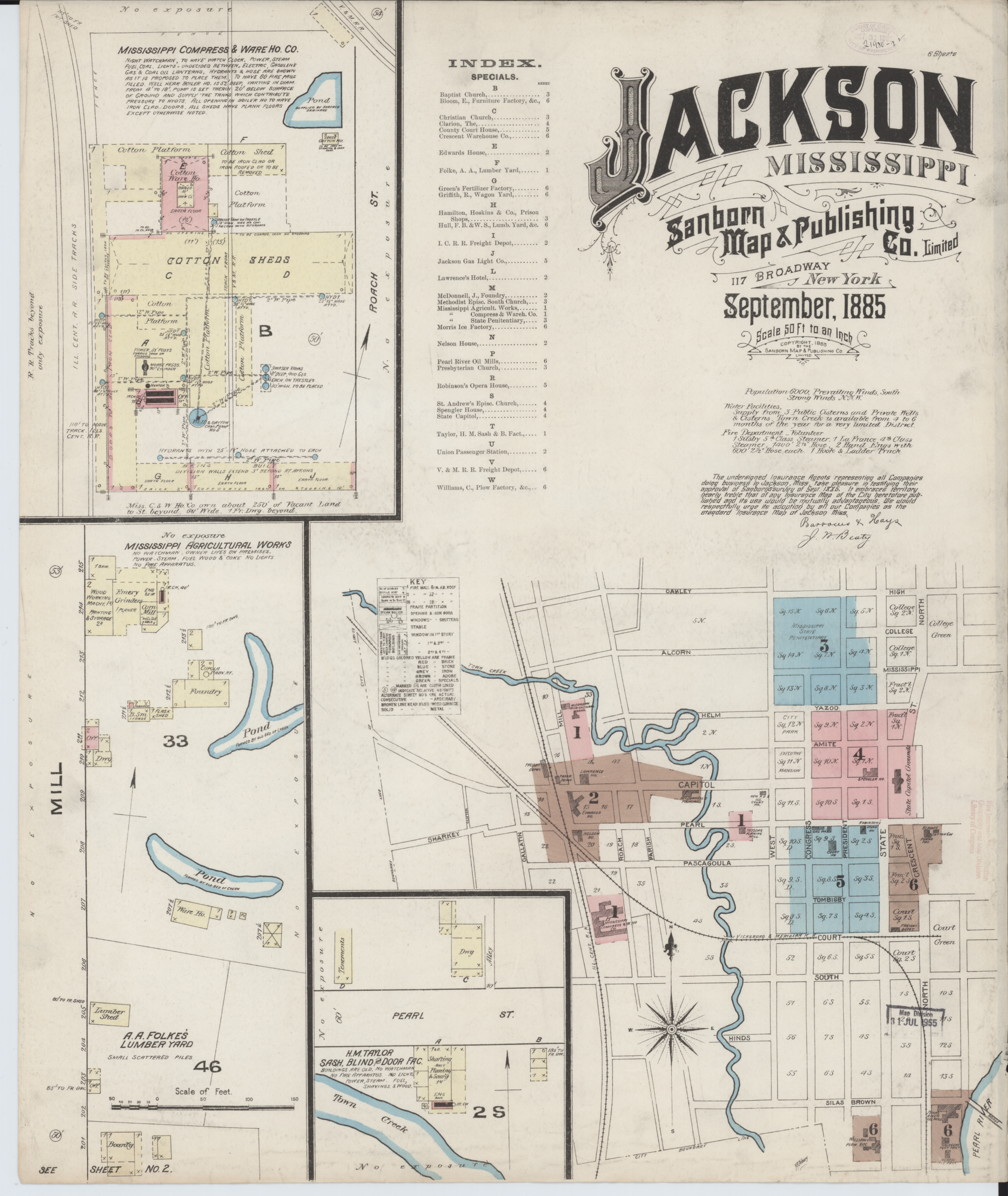 Jackson-Mississippi – Sanborn Fire Maps