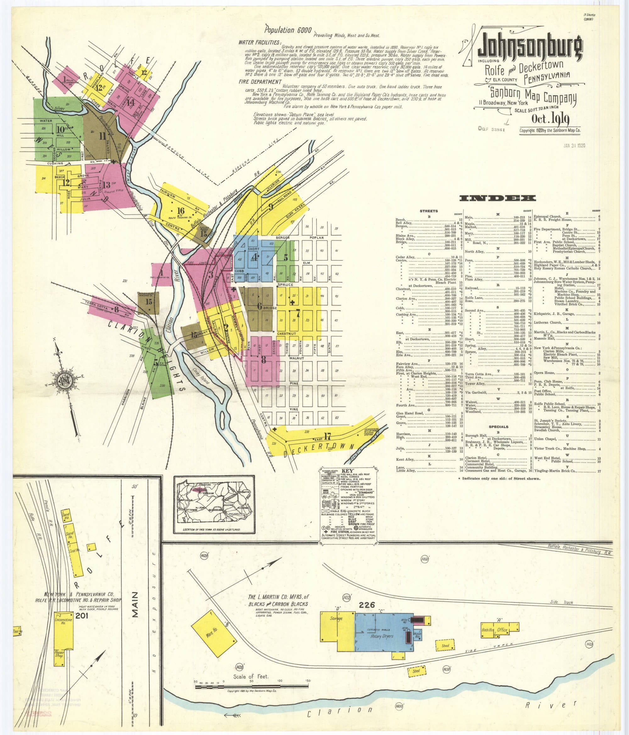 Johnsonburg-Pennsylvania – Sanborn Fire Maps