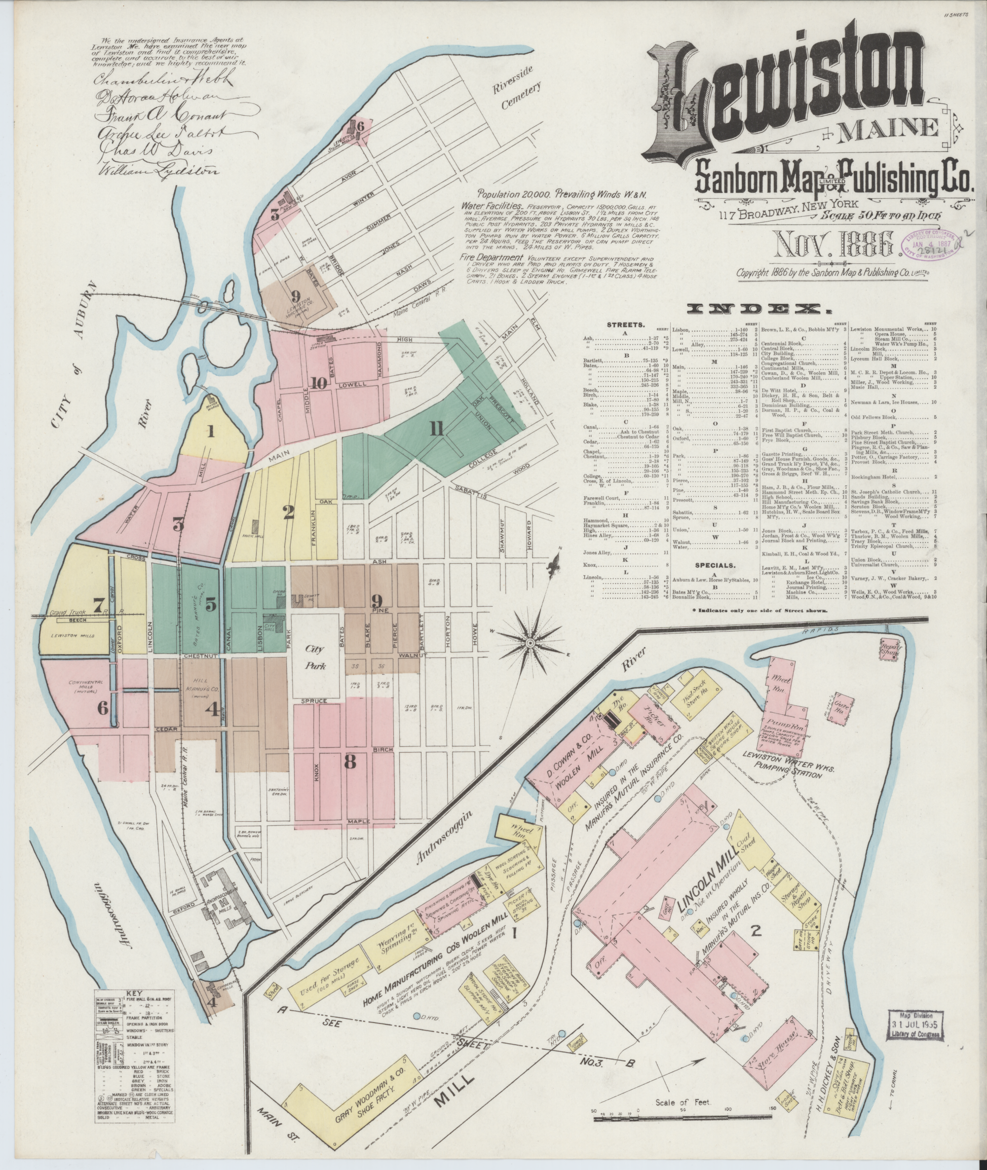 Lewiston-Maine – Sanborn Fire Maps