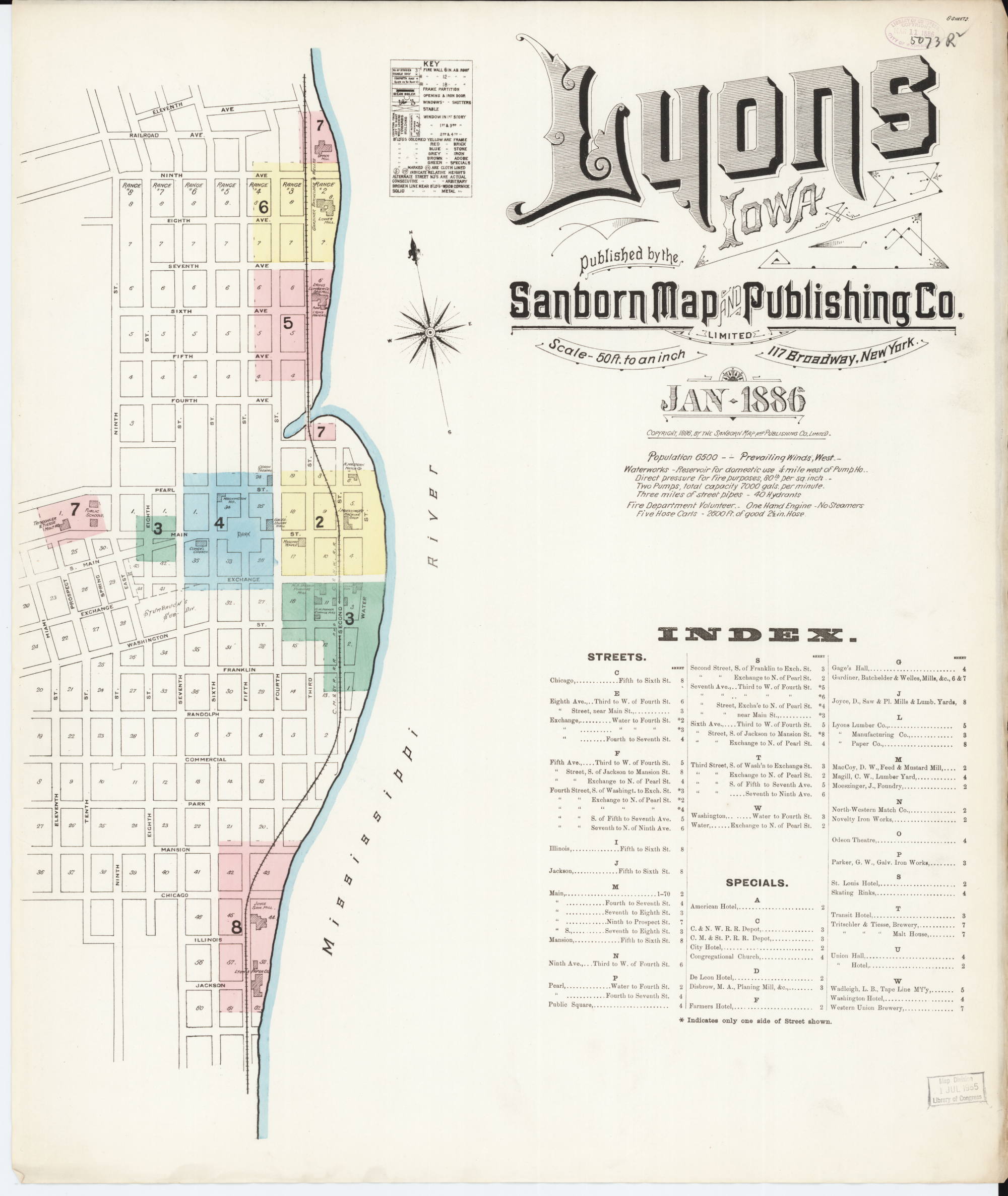 Lyons-Iowa – Sanborn Fire Maps