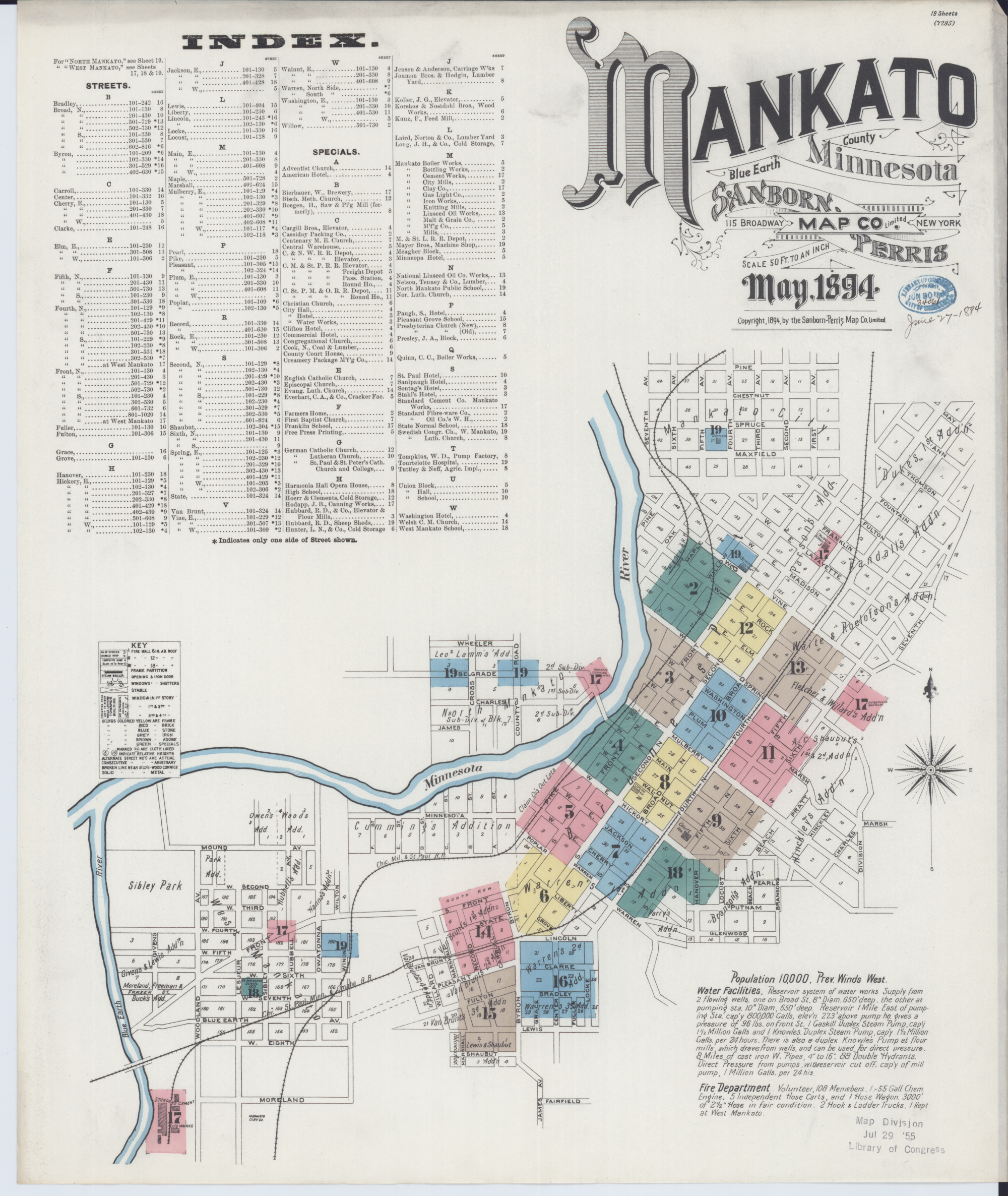 Mankato2-Minnesota – Sanborn Fire Maps