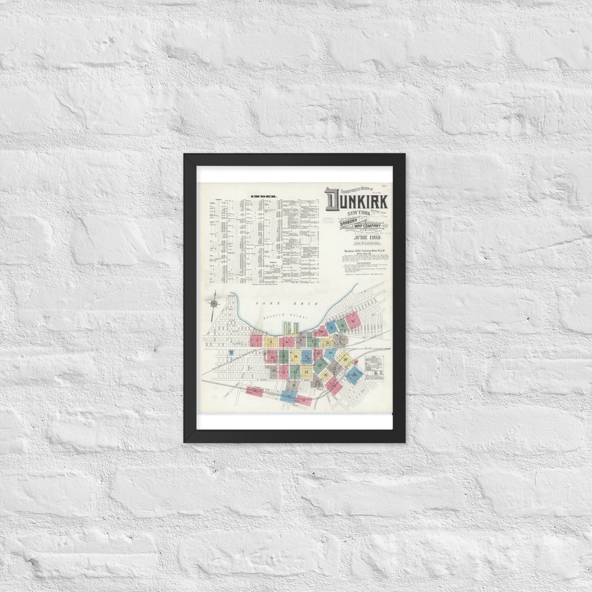 Dunkirk, New York (1910) – Sanborn Fire Maps