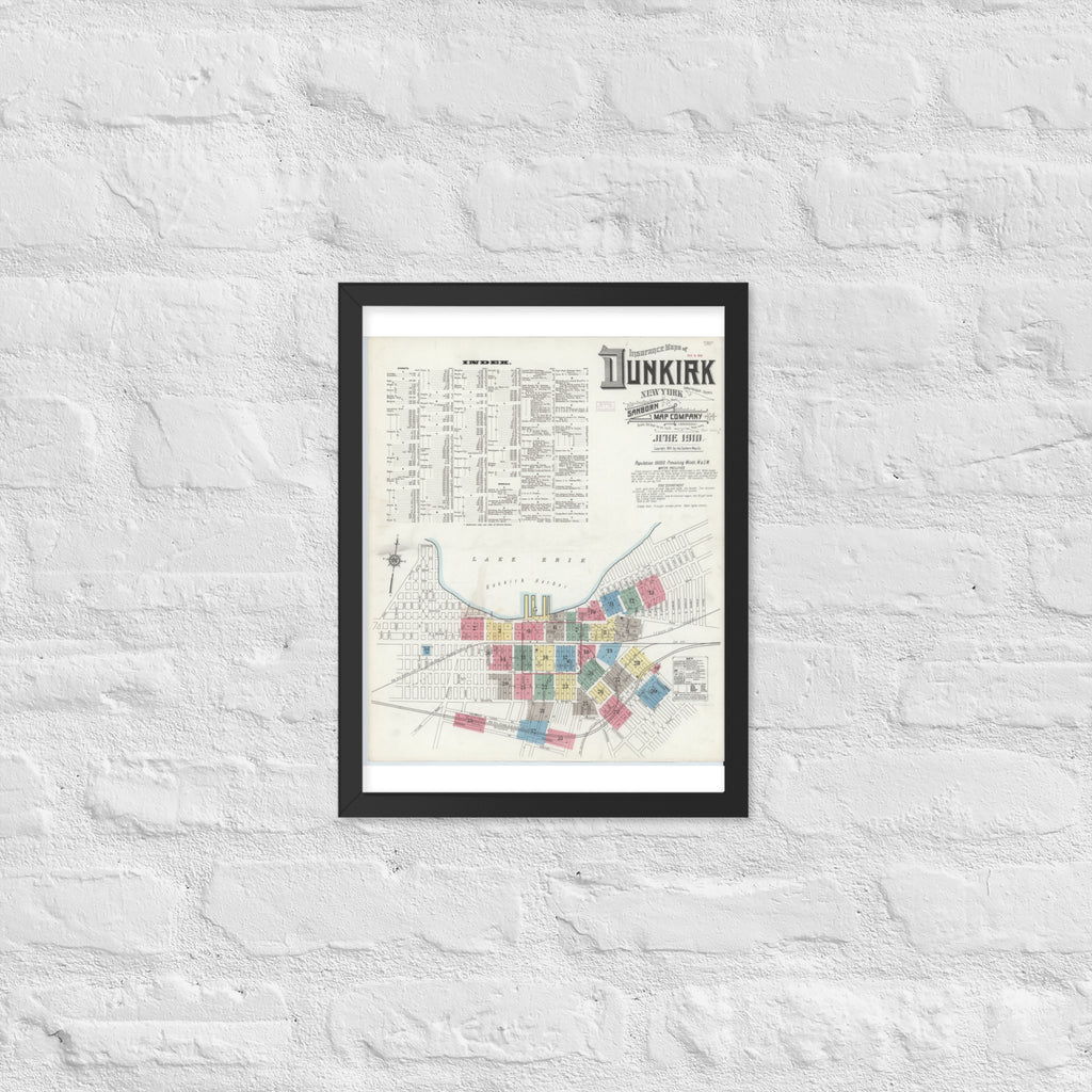 Dunkirk, New York (1910) – Sanborn Fire Maps